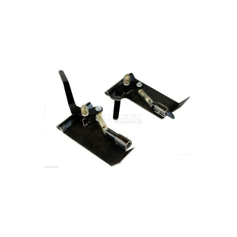 Pin On to Skid Steer Quick Tach Adapter Spacer Brackets Cross Brace ...